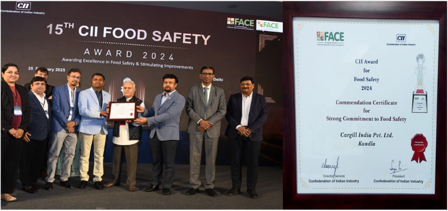 Cargill Recognized for Outstanding Performance and Strong Commitment in ...